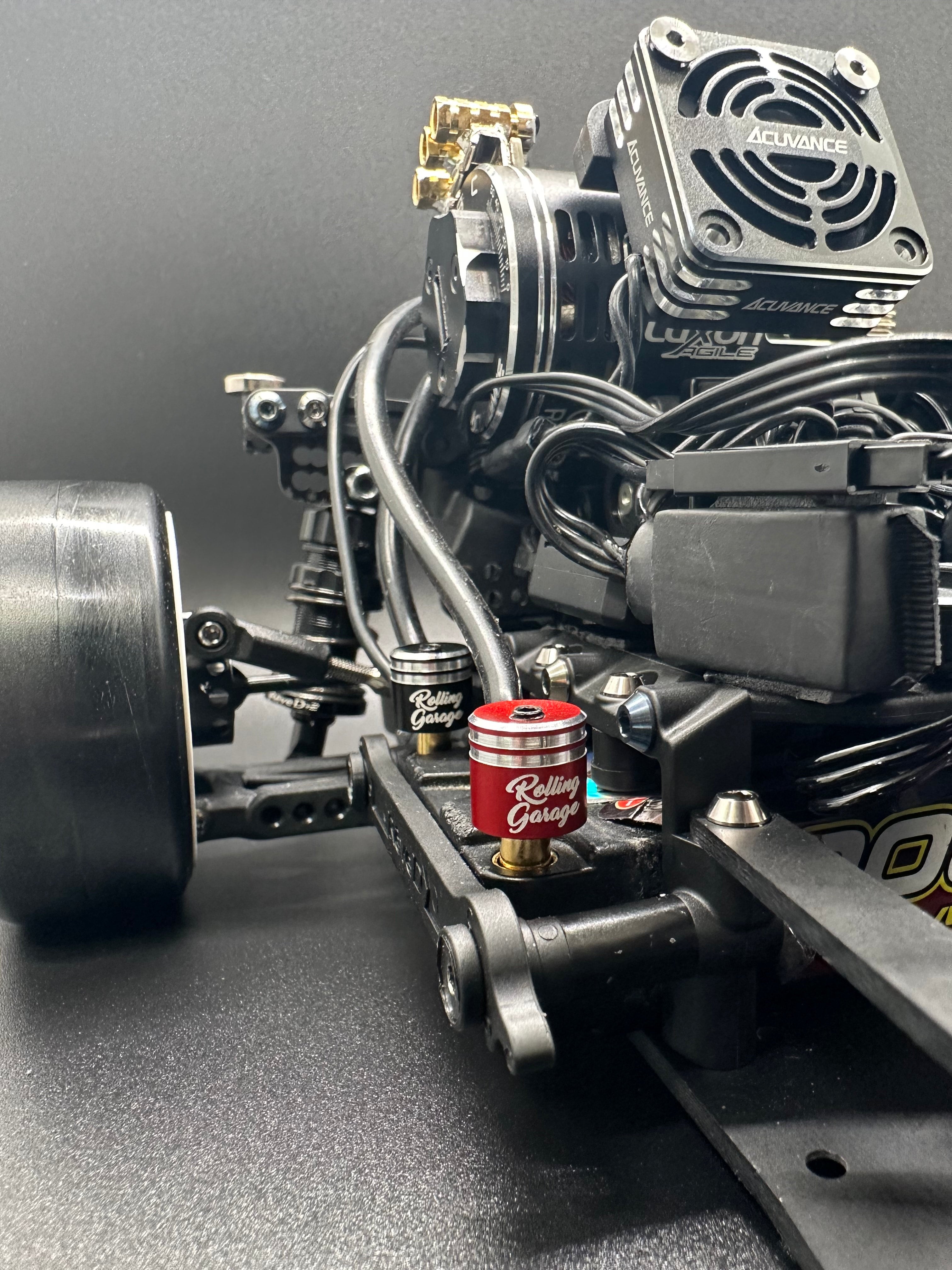 Rolling Garage Bullets w/Heatsink Grips 4mm/5mm | Rolling Garage RC