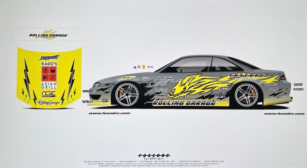 2023 Rolling Garage Livery - Yellow | Rolling Garage RC