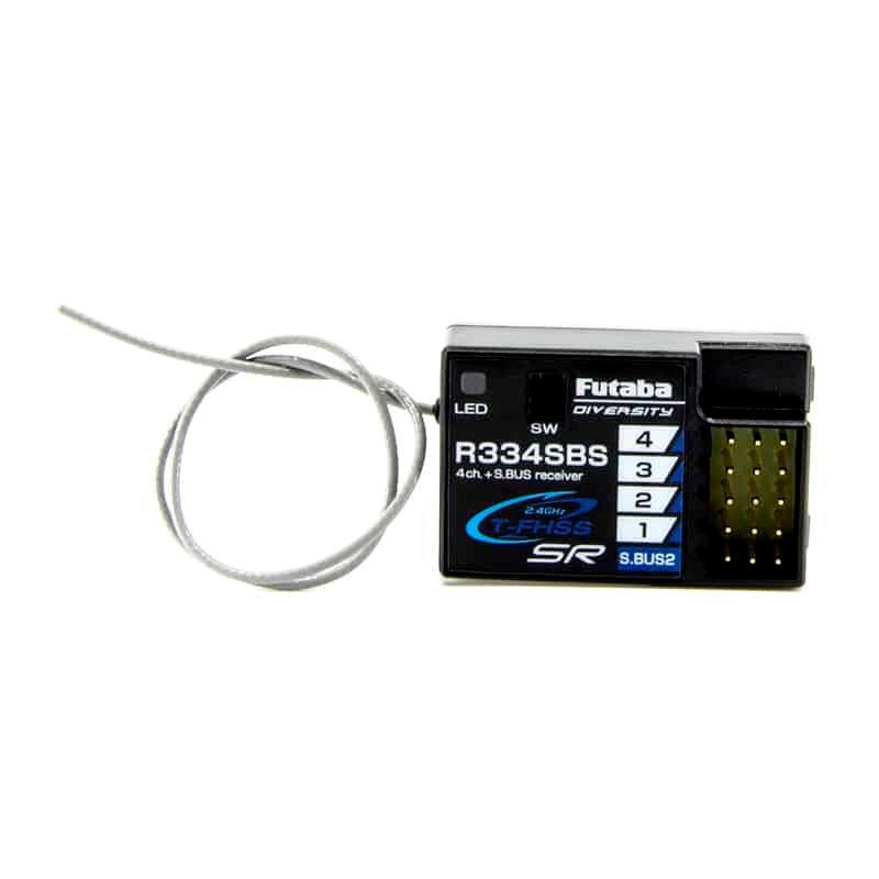 Futaba R334SBS T-FHSS SR S.Bus2 4-Channel 2.4GHz Receiver 01102152-3 ...