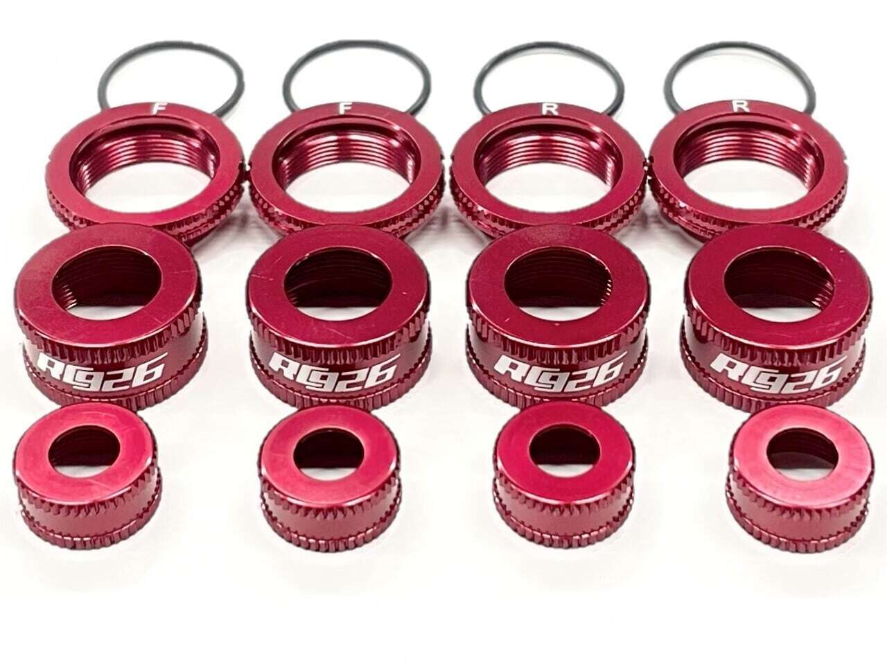 RC926 Damper Color Change Kit for Tamiya TRF Damper Red KN-TO02RD-A ...